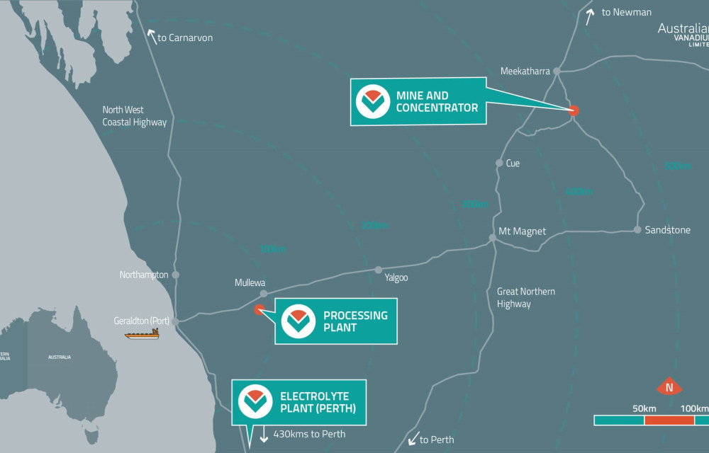 $500 million vanadium project in Mid West WA awarded Major Project ...