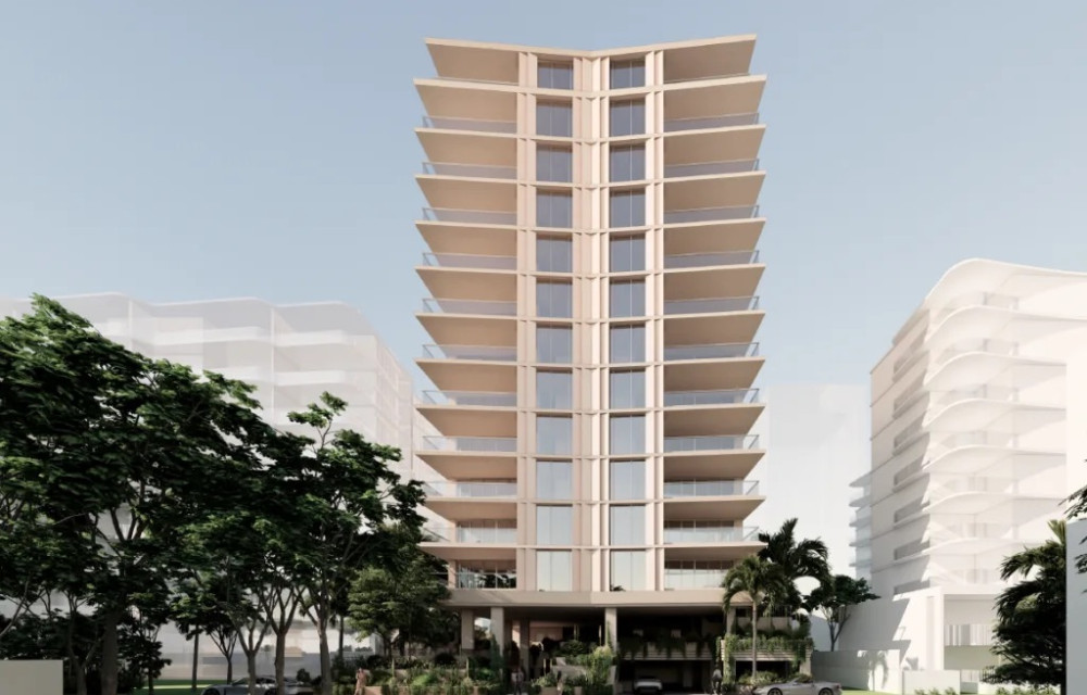 14-storey residential project with 68 apartments and 3 townhouses ...